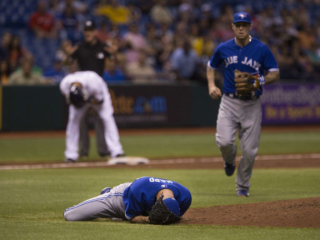 J.A. Happ injury is a reminder of baseball’s risks - Through The Fence ...